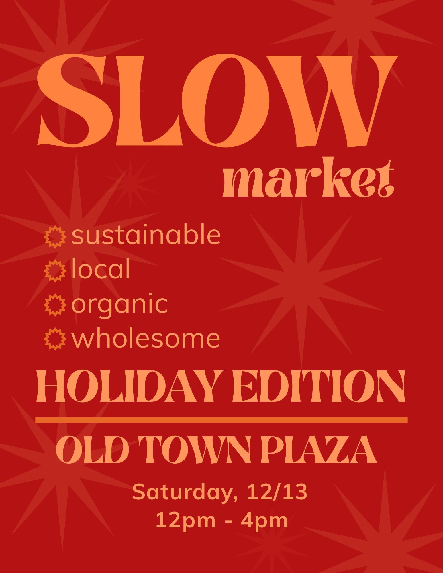 SLOW Market: Holiday Edition | Old Town Albuquerque